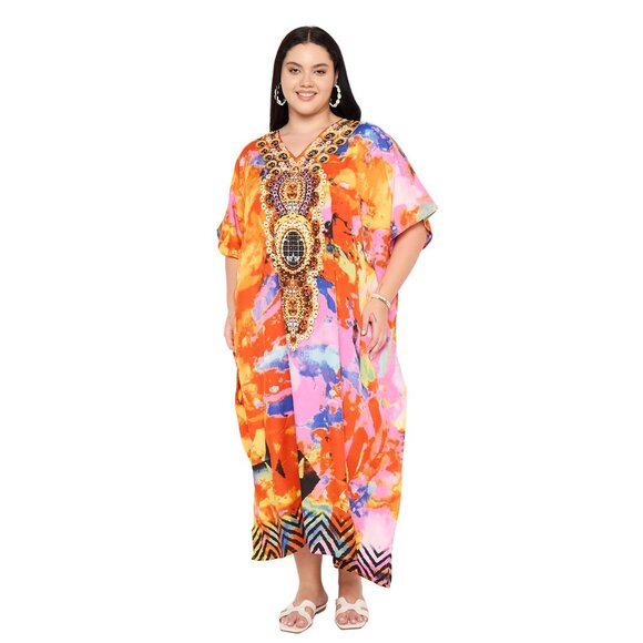 Gypsie Blu | Kaftans | Gypsie Blu Multicolor Kaftan Plus Size Dresses ...